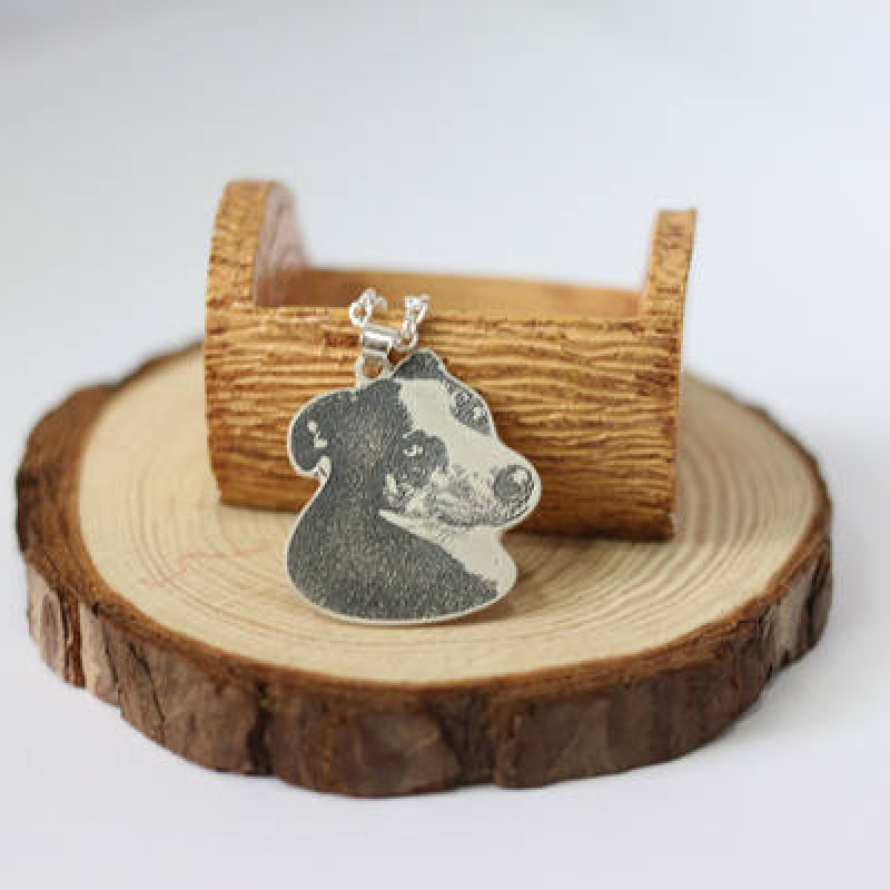 Custom Pet Necklace - Personalized Photo Dog Tag Jewelry for Pet Lovers